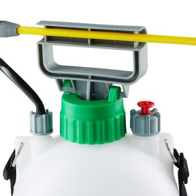 Garden Sprayer - 5 l, with pump lever, level indicator, adjustable ...