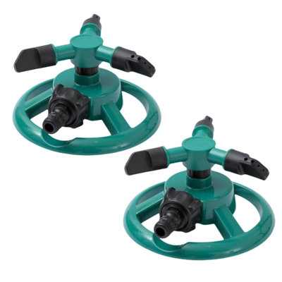 GARDEN SPRINKLER ADJUSTABLE 360 DEGREE ROTATION LAWN SPRINKLER LARGE ...