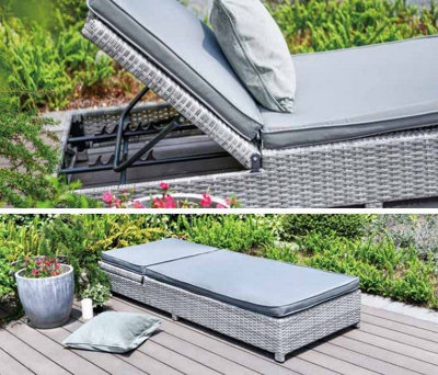 Polyrattan sun lounger store