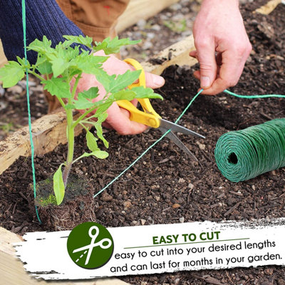 Garden String 250mx1mm Heavy Duty Polypropylene Twine for Plant Support ...