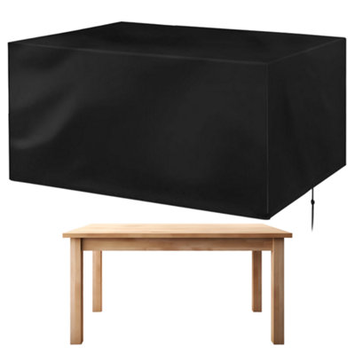 Garden Table Cover Water Proof 126 x 126 x 74 cm UV & Weather Resistant ...