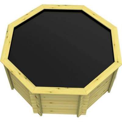 Garden Timber Company Wooden Koi Pond 12ft Octagonal 1099mm Height 44mm ...
