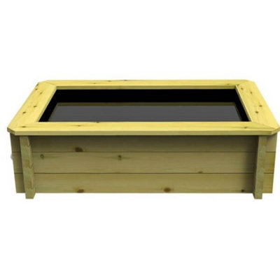 Garden Timber Company Wooden Pond 1.5m x 1m 697mm Height 44mm Thick Wall