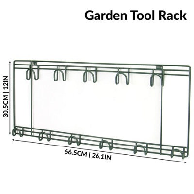 Garden Tool Rack - Wall Mounted Storage