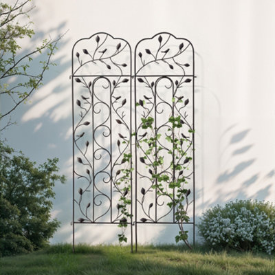 Shop Garden Trellis for Climbing Plants and Outdoor Décor 42cm W x 155 ...