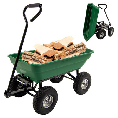 Garden Trolley Cart Wagon Tipper Truck Barrow 120kg BMC 55L / 75L ...