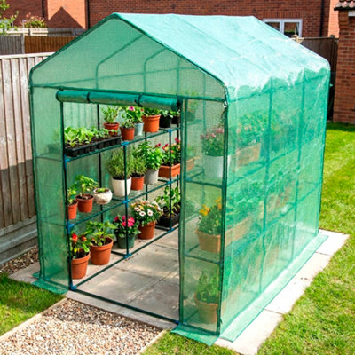 Garden Universe Greenhouse 140gm/m2 UV Protected Green PE Cover 12 ...