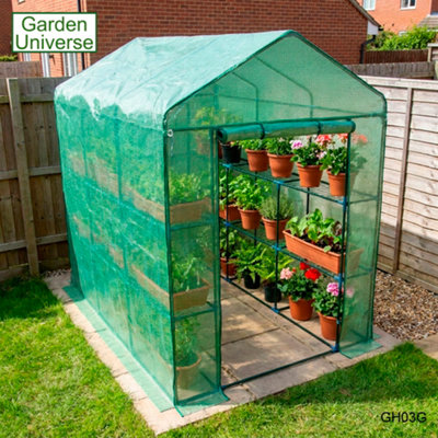 Garden Universe Greenhouse 140gm/m2 UV Protected Green PE Cover 12 ...