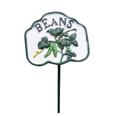 Garden Vegetable Sign Marker - Beans