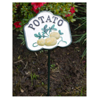 Garden Vegetable Sign Marker - Potato