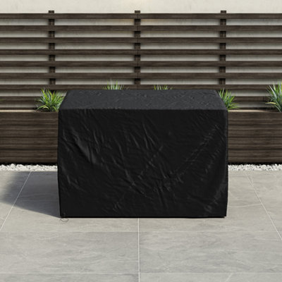 Garden Vida Black Outdoor Garden Furniture Cover Waterproof 123 x 120 x ...