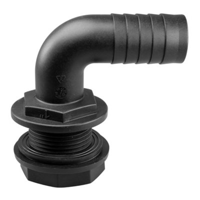 Garden Water Butt/Rain Barrel Overflow Elbow Fitting to Use with 1 ...