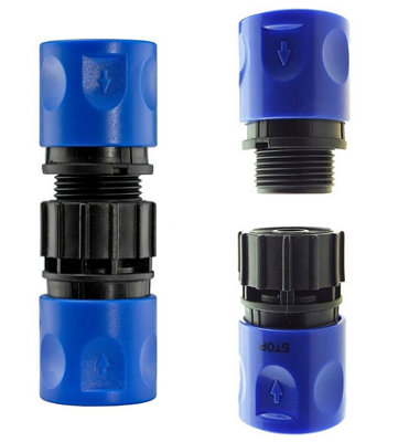 Garden Watering Hose Fitting Connector Female to Female click-lock ...
