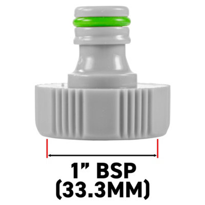 garden watering outdoor tap adaptor to fit taps with either a 3/4" bsp ...