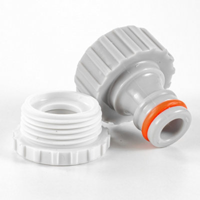 garden watering outdoor tap threaded adaptor to fit 1/2" bsp or 3/4 ...