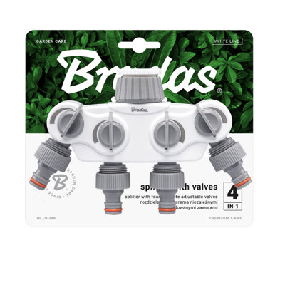 garden watering outdoor universal premium 4 OUTLET tap splitter manifold