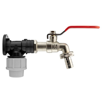 garden watering standpipe, 20mm mdpe pipe back plate with lever tap ...