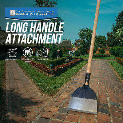 Garden Weed Remover Shovel with 120cm Long Handled Patio Weeder, Moss ...