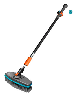 Gardena Cleansystem Brush Soft & 90cm Handle Large Delicate Cleaning ...