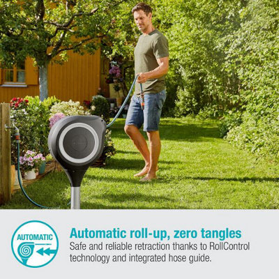 GARDENA RollUp M Garden Hose Box and 20M Hose