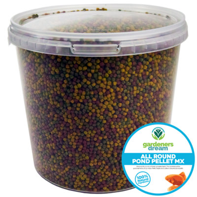 GardenersDream 1L Premium Pond Pellets Complete Mixed Pond Dwelling ...