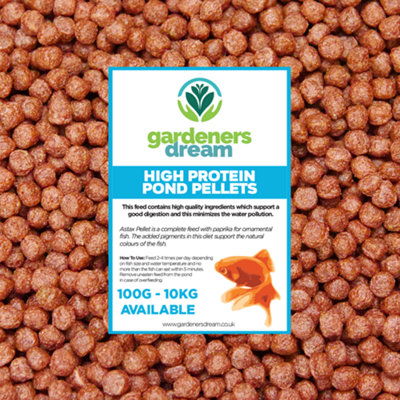 GardenersDream 2.5KG High Protein Pellets Nutritious Complete Pond ...