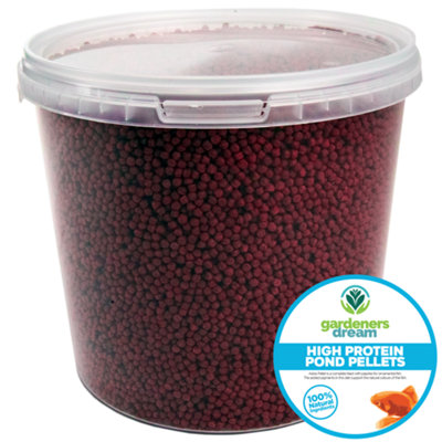 GardenersDream 2.5L High Protein Pellets Nutritious Complete Pond ...