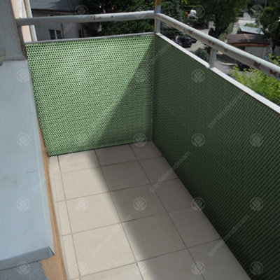 GardenersDream Green 1M x 10M Rattan Privacy Screening Fence Border ...