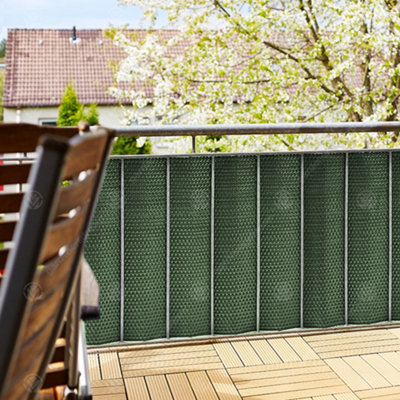 GardenersDream Green 1M x 20M Rattan Privacy Screening Fence Border ...
