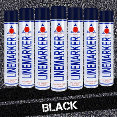 GardenersDream High Quality Line Marking Paint 750ml Black x 24