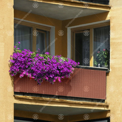 GardenersDream Light Brown 1M x 20M Rattan Privacy Screening Fence ...