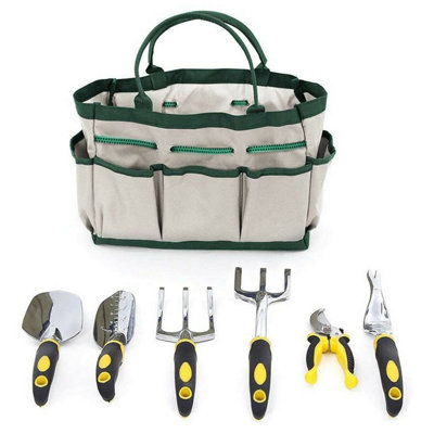 Gardening Tools Kit 11 Piece Gardening Set with Oxford Bag, Gloves ...