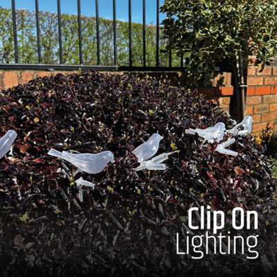 GardenKraft 10 Bird Shaped Outdoor String Lights