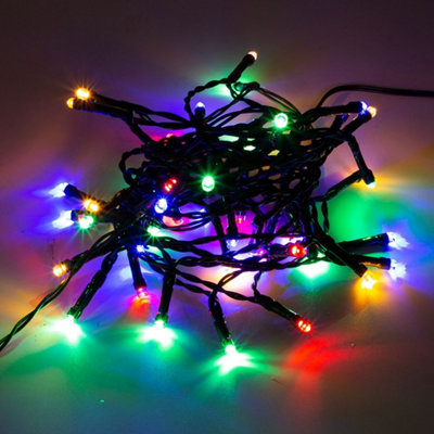 GardenKraft 25740 200 Solar Powered Outdoor LED String Lights | DIY at B&Q