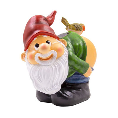GARDENKRAFT CHEEKY MOONING GARDEN GNOME STATUE