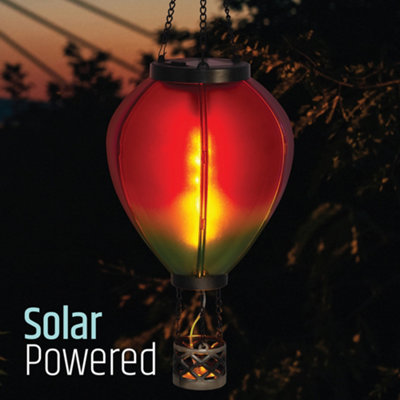 GardenKraft Hot Air Balloon Solar Garden Light