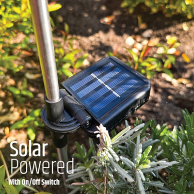 GardenKraft Singing Bluebird Solar Light