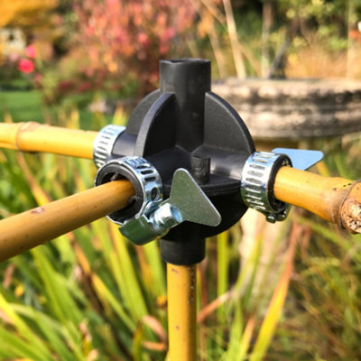 GardenSkill Bamboo Cane & Plant Stake Connector Balls to Create Plant ...