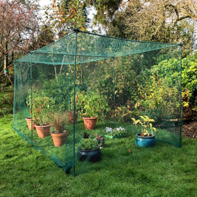 GardenSkill Fruit & Vegetable Cage 2.4x1.2x1m High - Garden Butterfly ...