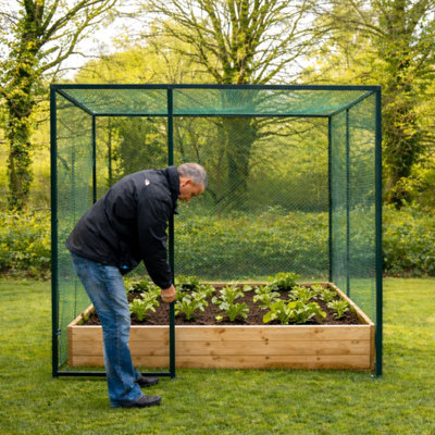 GardenSkill Heavy Duty Walk In Fruit & Vegetable Cage 4x4x2m H - Garden ...