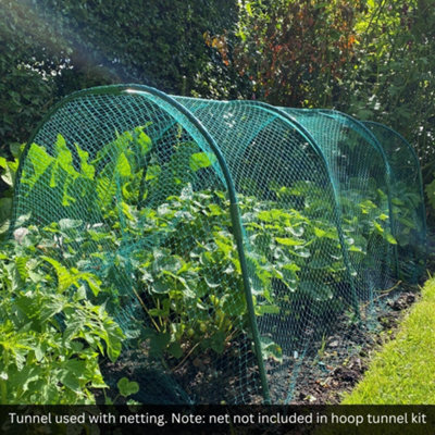 GardenSkill Metal Garden Tunnel Hoop Kit - Extendable Arch Hoops for ...