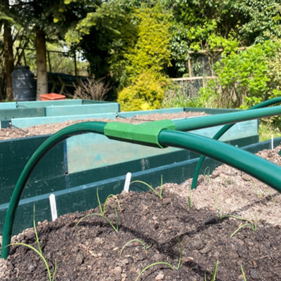 GardenSkill Modular Extendable Garden Grow Tunnel Polytunnel Hoop House ...