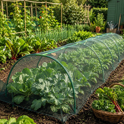 GardenSkill Modular Extendable Garden Grow Tunnel Polytunnel Hoop House ...