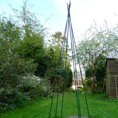 GardenSkill Pea and Runner Bean Wigwam Teepee Grow House Plant Support ...