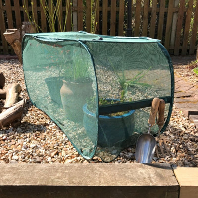 GardenSkill Pop Up Fruit Cage Tunnel - Butterfly Mesh Insect Net Plant ...