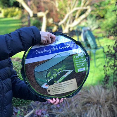 GardenSkill Pop Up Fruit Cage Tunnel - Butterfly Mesh Insect Net Plant ...