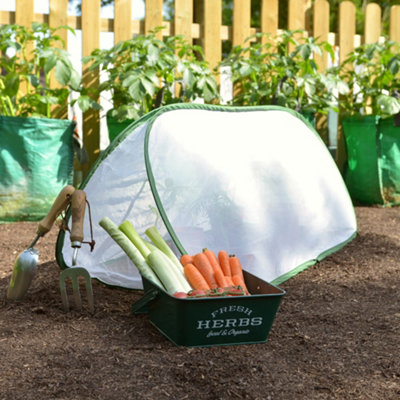 GardenSkill Pop Up Mini Grow Tunnel Insect Net Protection Cover for ...