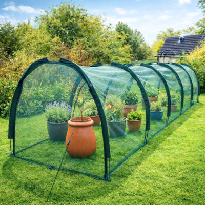 GardenSkill Pro Gro Garden Net Grow Tunnel Hoop House Plant Vegetable ...