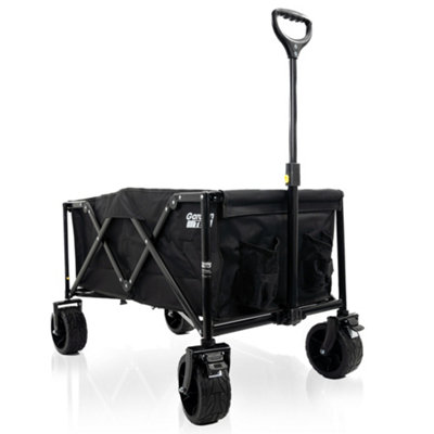 GardenTek Garden Trolley On Wheels 120kg Load 135L Capacity With Brakes ...