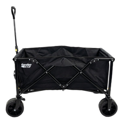 GardenTek Garden Trolley On Wheels 120kg Load 135L Capacity With Brakes ...